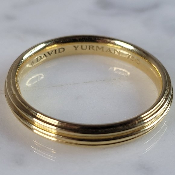 Accessories | Mens Vintage Estate 18k Gold David Yurman Wedding Ring ...